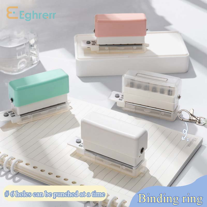 Jual Eeghrerr Six Hole Puncher Loose Leaf Notebook Puncher Scrapbook ...