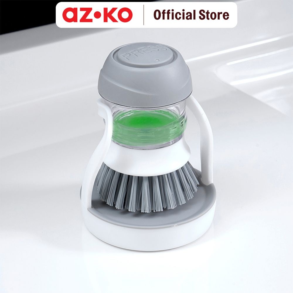 Jual AZKO Proclean Set Sikat Piring Dengan Dispenser Sabun Alat ...