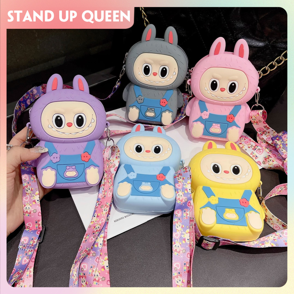 Jual [COD]LABUBU Tas Motif 3D Rubber Sebaguna dan Tahan Air Tas ...