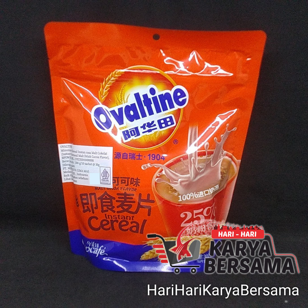 Jual MINUMAN SUSU BUBUK OVALTINE INSTANT CEREAL OATMEAL MALT DRINK ...