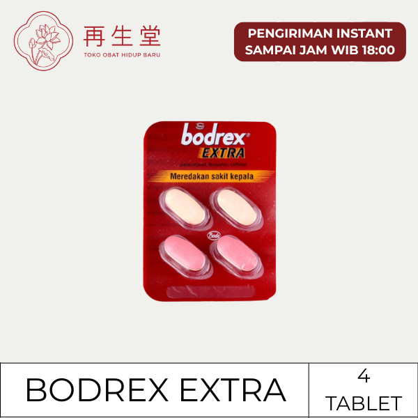 Jual BODREX EXTRA | MEREDAHKAN SAKIT KEPALA (4 Tablet) | Shopee Indonesia