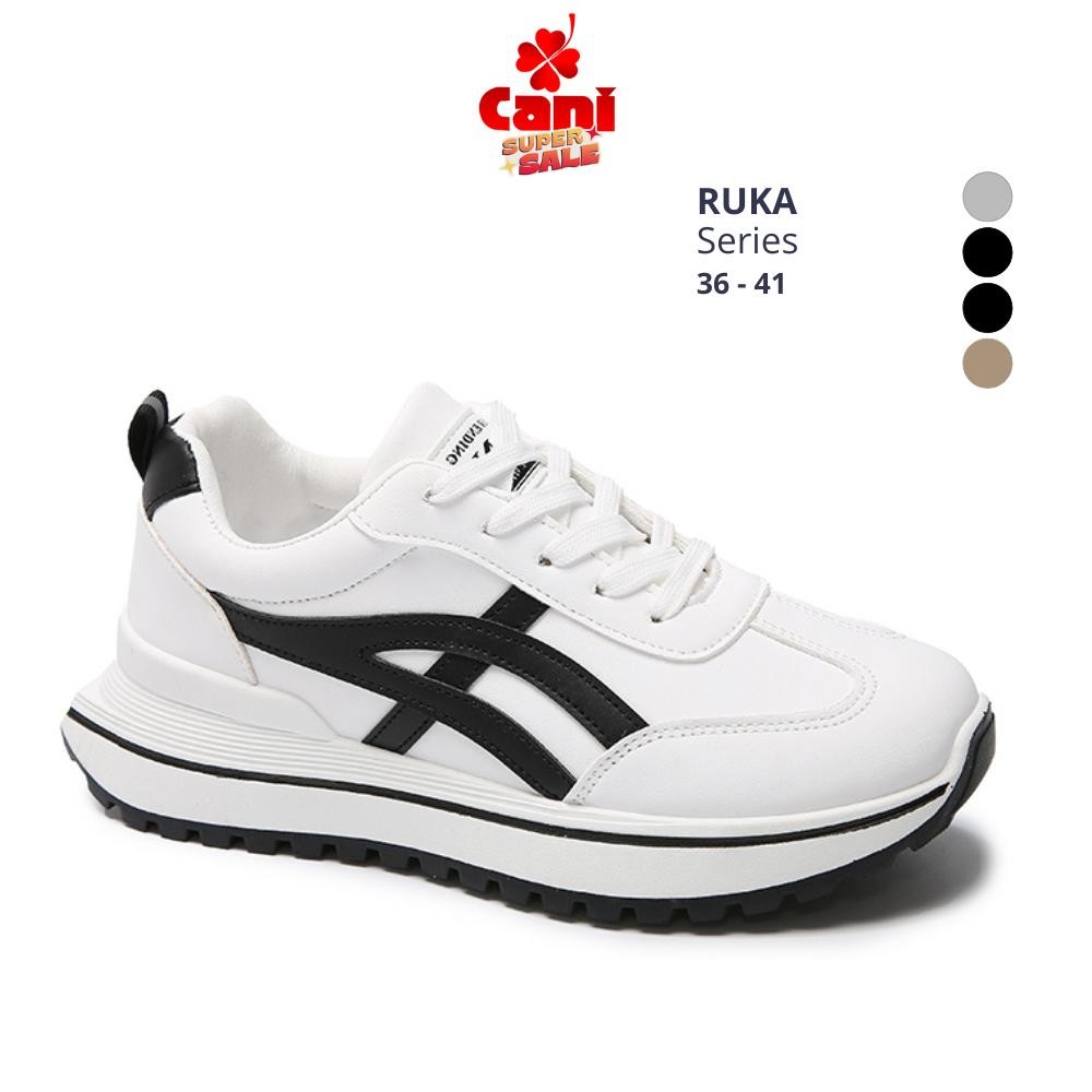 Jual CANI Ruka Sepatu Wanita Sneakers Fashion Casual Korean Look 9254 ...