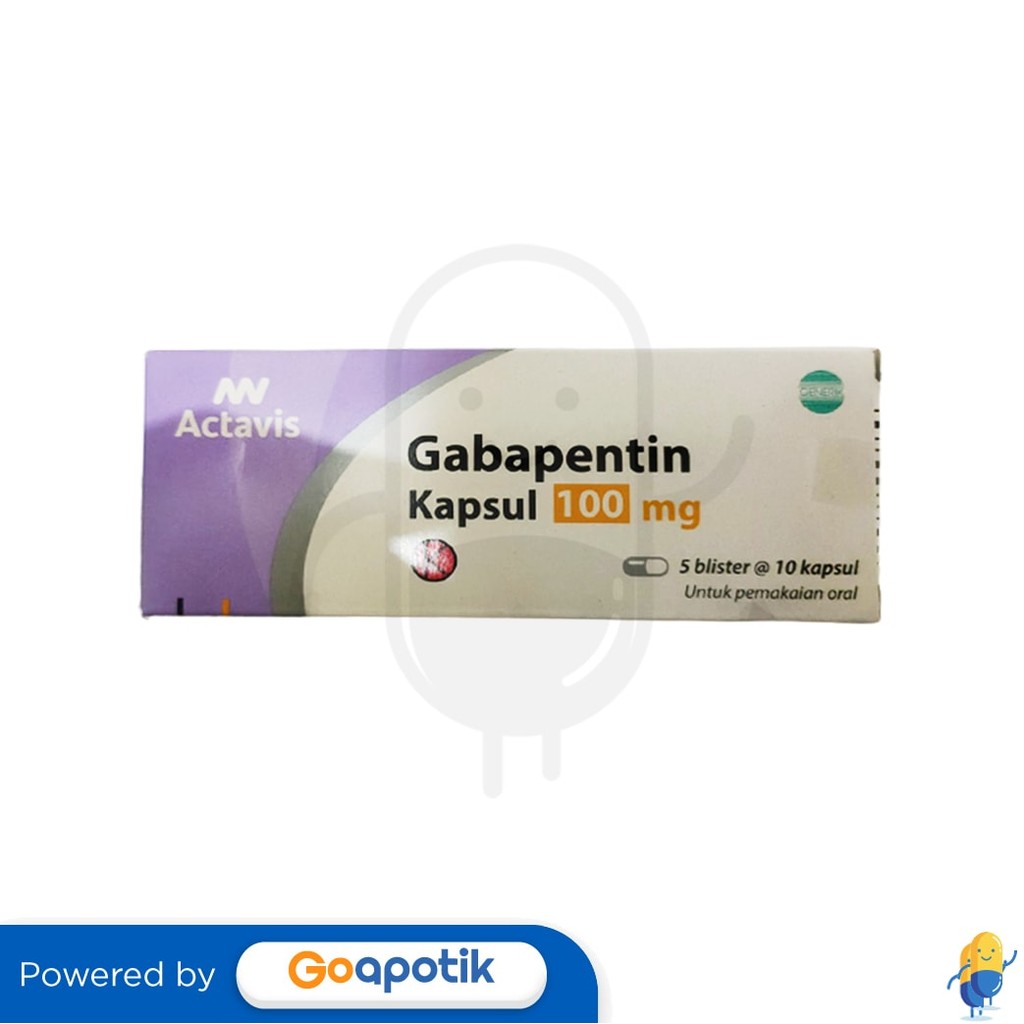 Jual Gabapentin Actavis 100 Mg Box 50 Kapsul | Shopee Indonesia