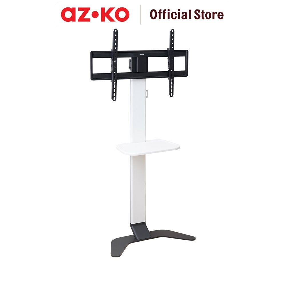 Jual AZKO Krisbow 37-86 inci Bracket Tv Standing Super Slim - Putih ...