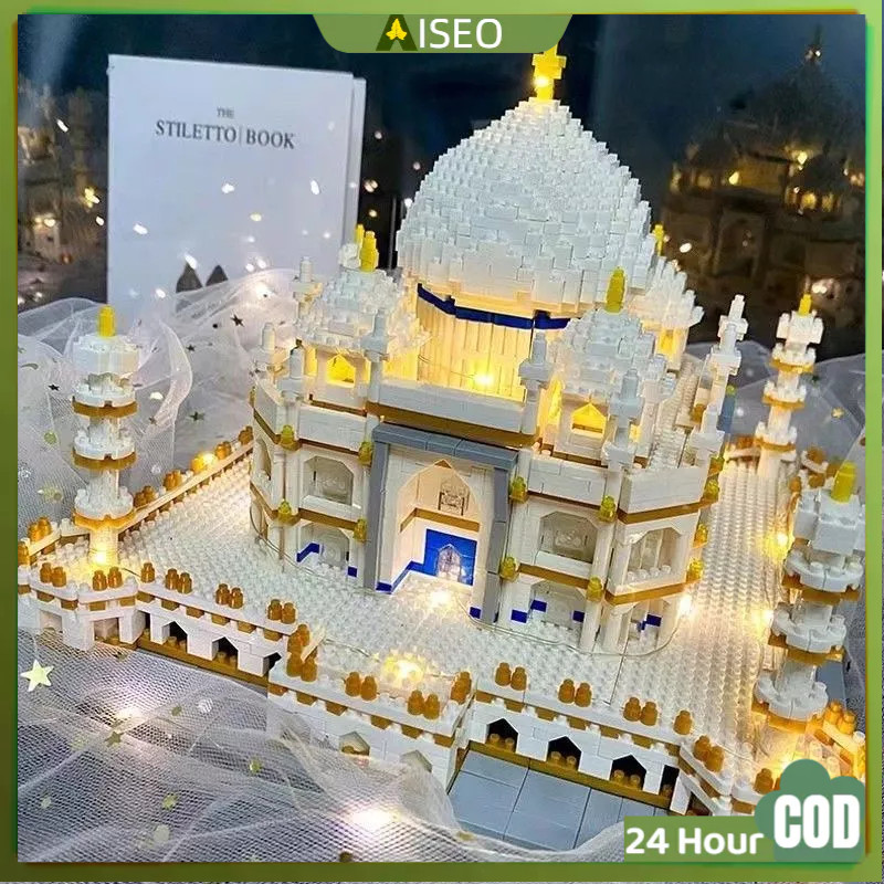 Jual 【100%ORI/COD】3999pcs Mainan Bricks Taj Mahal Arsitektur Terkenal ...