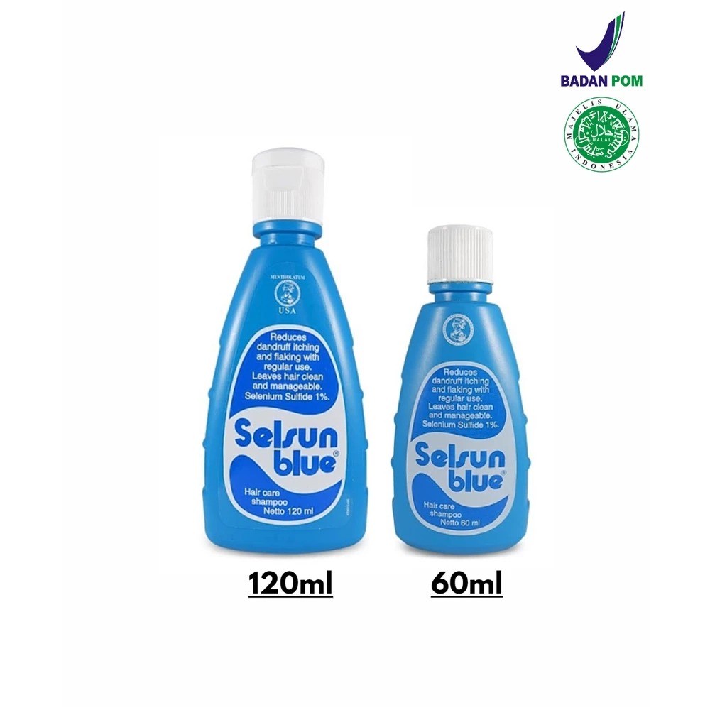 Jual Selsun Blue Hair Care Shampoo - Selenium Sulfide 120ml (Anti ...