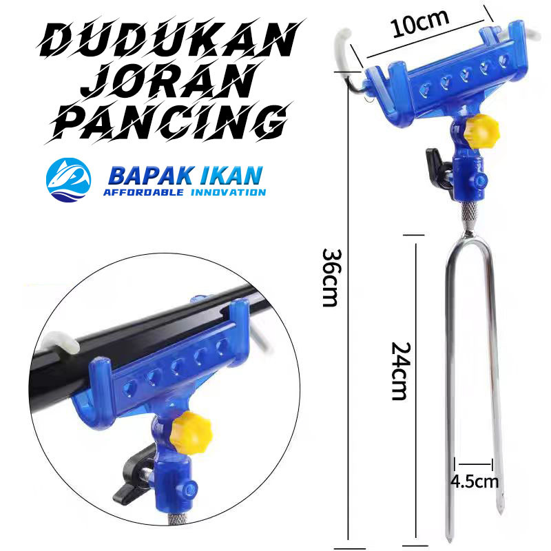 Jual Dudukan Joran Pancing Otomatis Bracket Dudukan Joran Penyangga ...