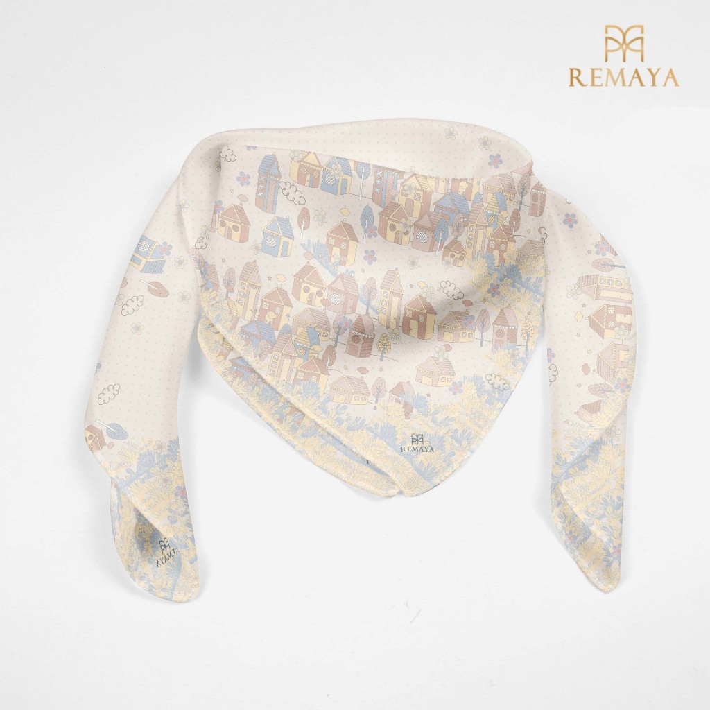 Jual Remaya Calanda Scarf Hijab Segiempat Voal Premium Motif Elegan ...
