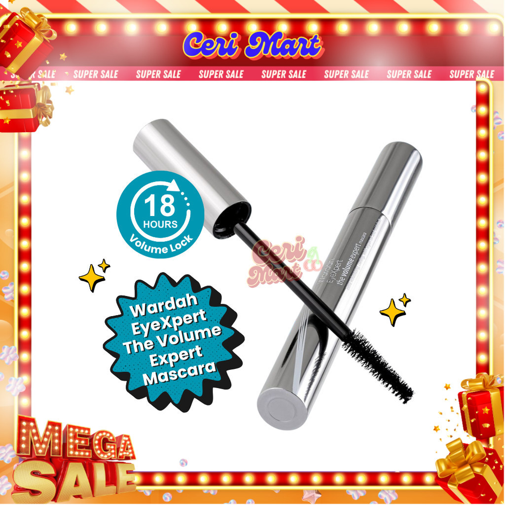 Jual Wardah EyeXpert The Volume Expert Mascara - Mascara Waterproof ...