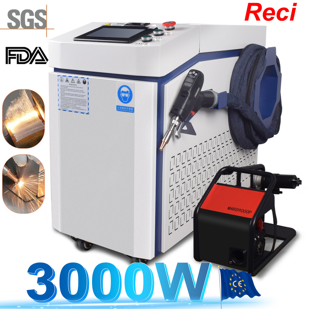Jual 3000W 4 IN 1 Fiber Laser Welding Cutting Cleaning Soldering ...