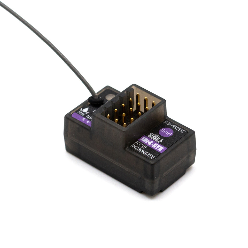 Jual Flysky INr4 GYB Receiver 4 Channels Noble NB4 Gyro Receiver for ...