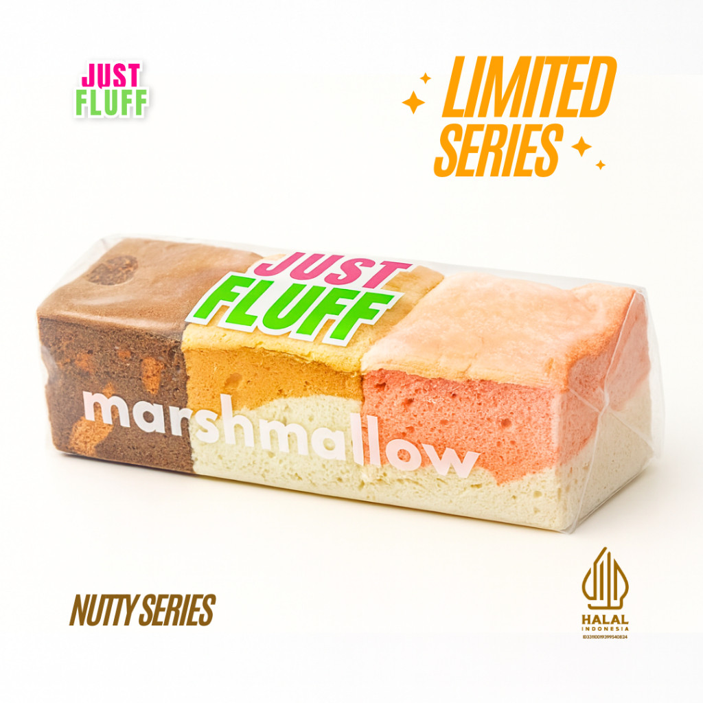 Jual [LIMITED SERIES] [NUTTY SERIES] MARSHMALLOW JUSTFLUFF [HALAL ...