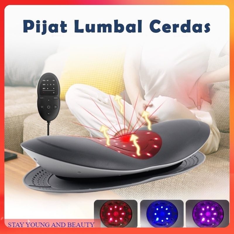 Jual lumbar traction device massager terapi pinggang pijat low back ...