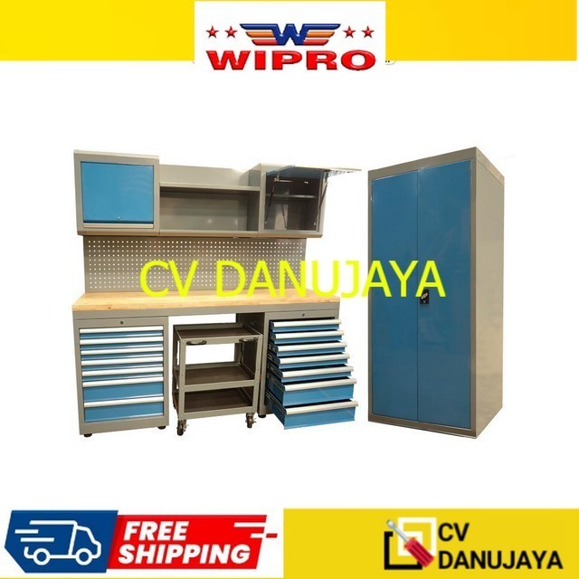 Jual Wipro WORKSHOP Meja Kerja Lemari Bengkel SYSTEMS | Shopee Indonesia
