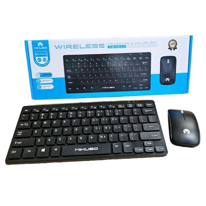 Jual Mikuso KB-C017 Keyboard Dan Mouse Wireless Combo Keyboard | Shopee ...
