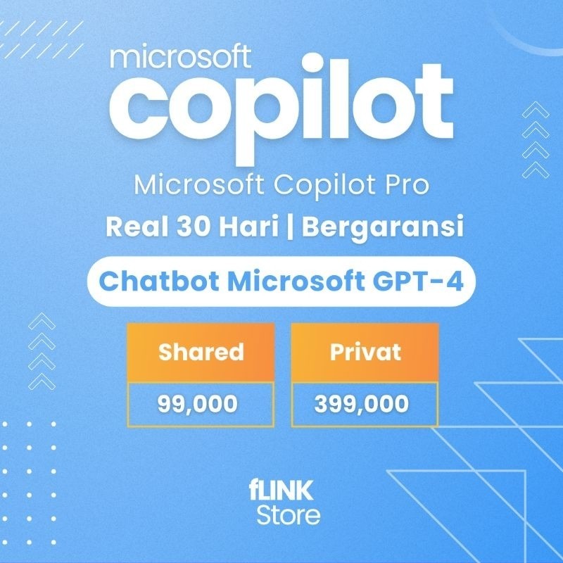 Jual MICROSOFT COPILOT PRO PREMIUM 30 HARI RESMI | Shopee Indonesia