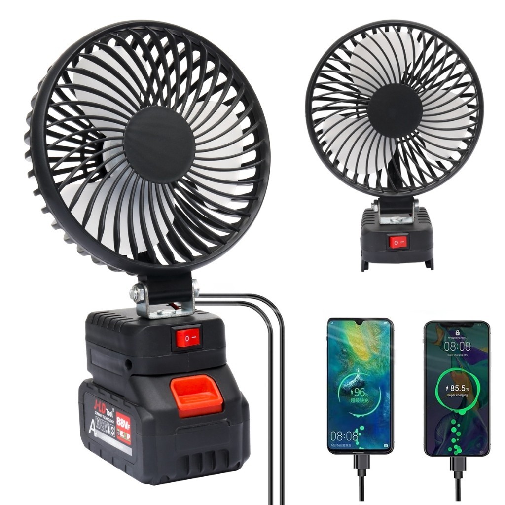 Jual JLD Lithium Battery Fan Kipas listrik baterai kipas emergency Mini ...