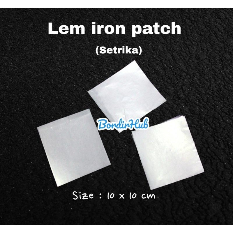 Jual lem patch iron on bordir lem perekat patch tinggal sertika ...