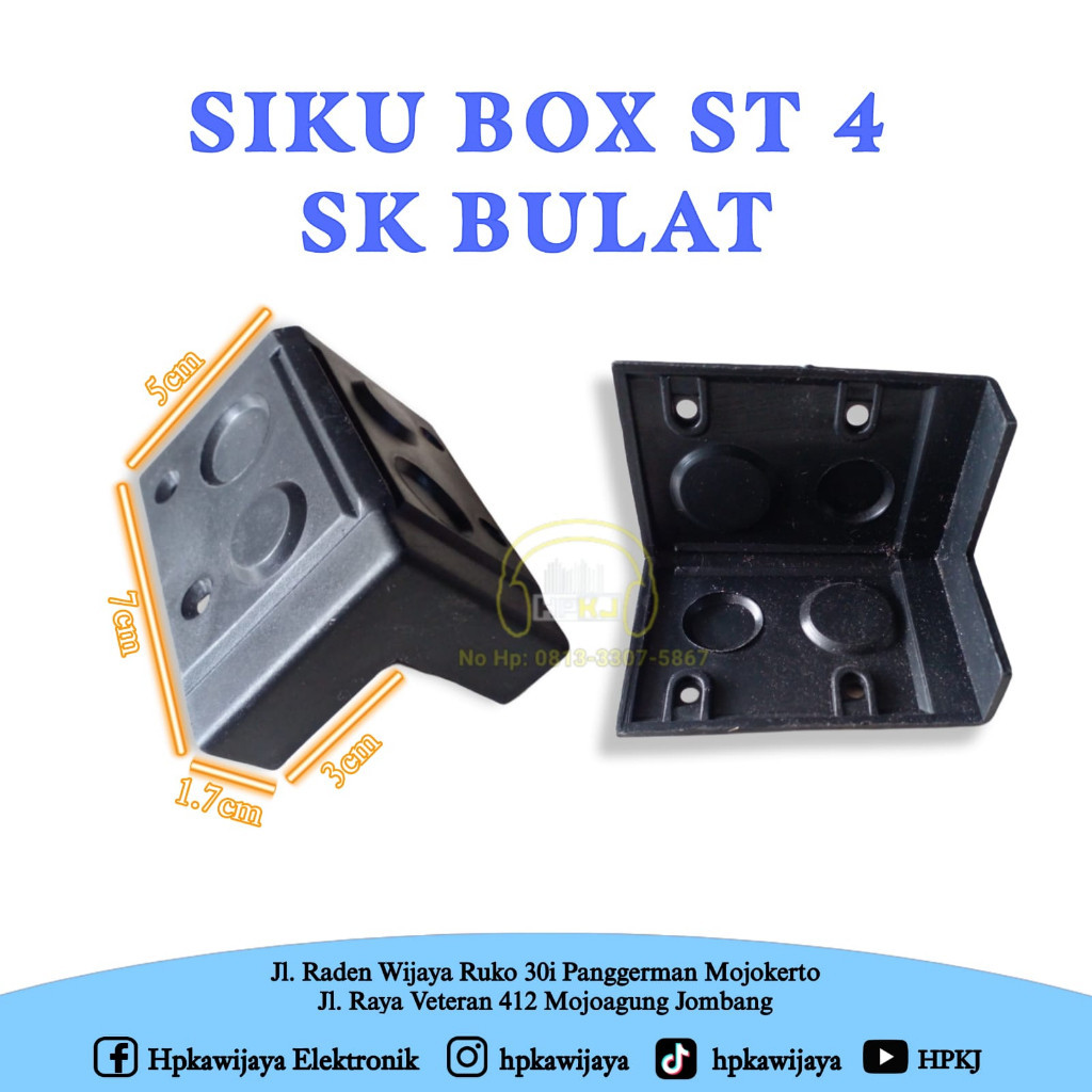 Jual SMART SIKU BOX SPEAKER ST 4 SK BULAT Siku salon pvc ST4 Sk Bulat ...