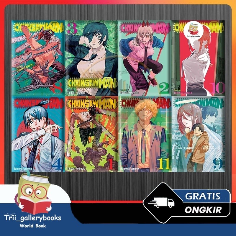 Jual (Komik) Chainsaw Man Collection (Vol 1-11) - Tatsuki Fujimoto (English) | Shopee Indonesia