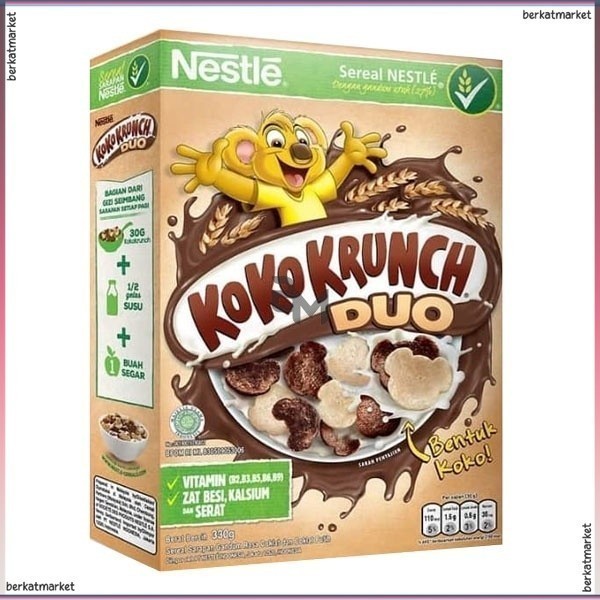 Jual Koko Krunch Crunch Duo Sereal Nestle Sarapan Gandum 300gr 150gr ...
