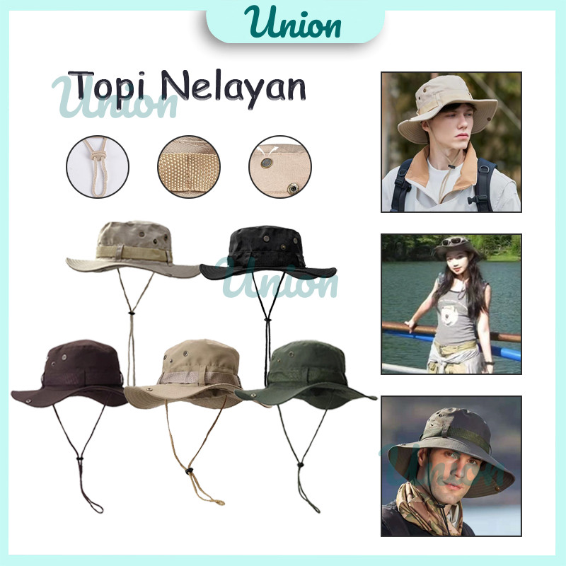 Jual Topi Bucket Rimba / Rimba Hat / Topi Hiking / Topi Gunung | Shopee ...