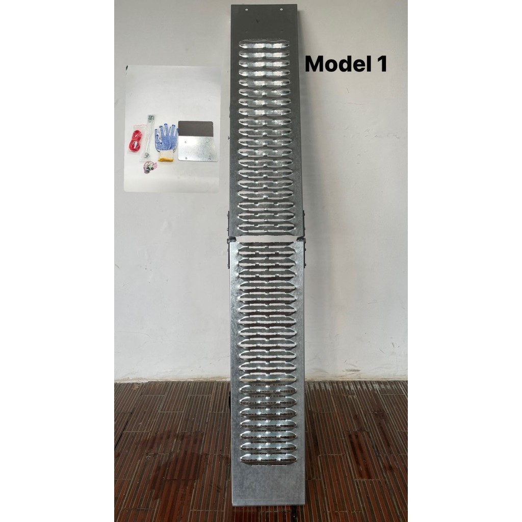 Jual Tangga Motor Lipat 2 hybrid ramp 180cm almu | Shopee Indonesia