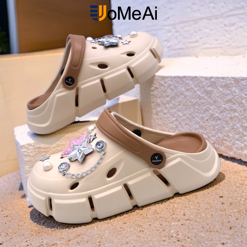 Jual UoMeAi Sandal Kodok Dewasa Wanita Terbaru Classic Bae Clog Sepatu ...