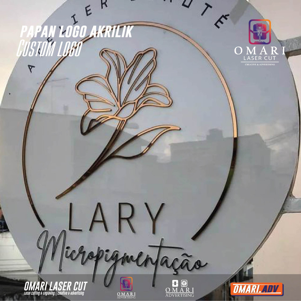 Jual Signage Akrilik / Papan Logo / Logo Kantor / Logo Perusahaan ...