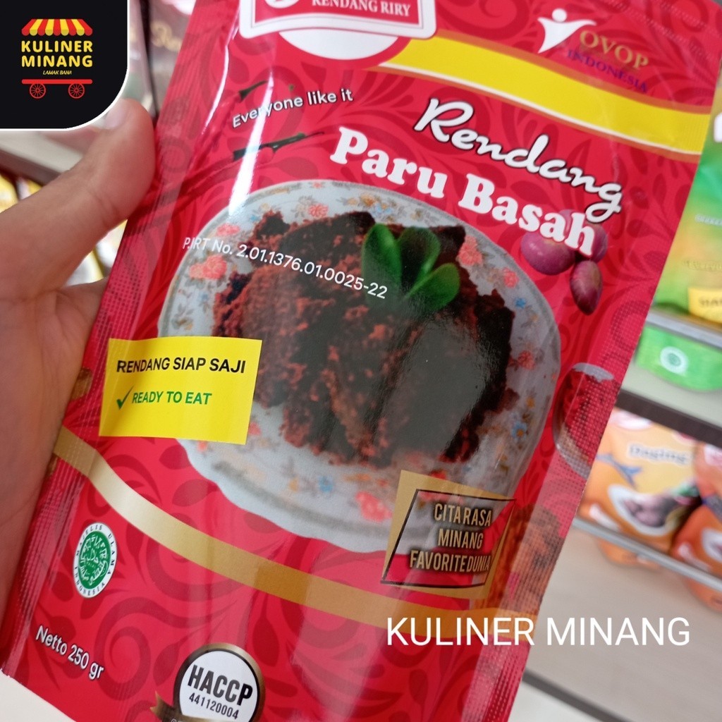 Jual Kuliner Minang (NEW) Rendang Paru Basah Riry Oleh-Oleh Asli ...