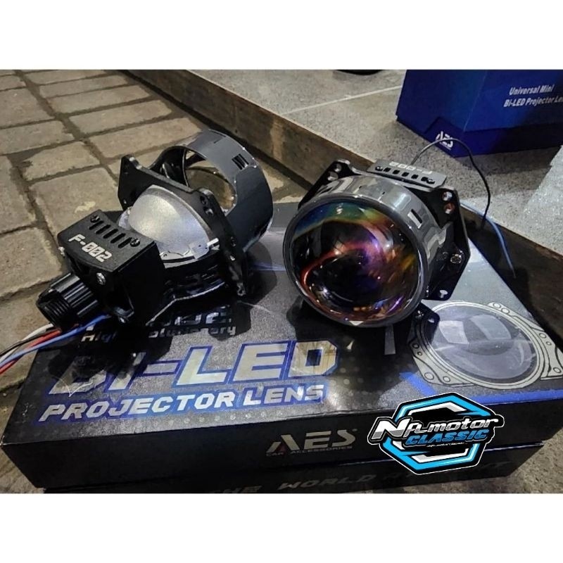 Jual Projie Proji Projector BILED AES F2 F002 65 Watt 3 Inch High Power ...