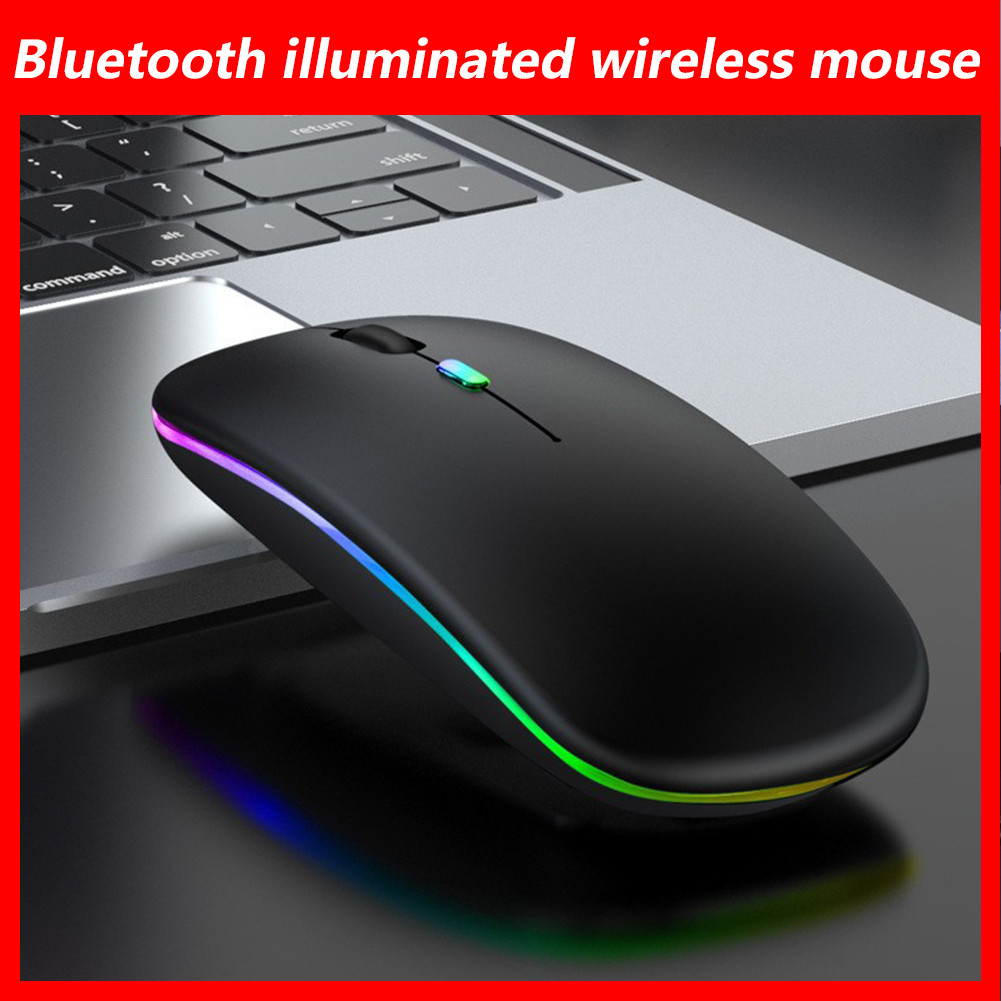 Jual Bluetooth Wireless Rechargeable 2.4GHz Gaming Mouse Backlit Isi ...