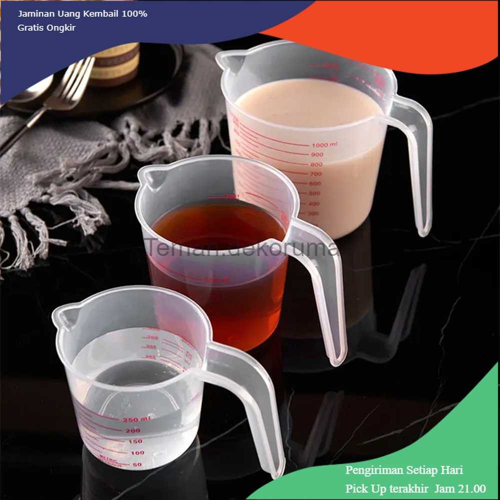 Jual TD - DPR KOLE Gelas Ukur Takaran Plastik Measuring Cup OZ 250 ...