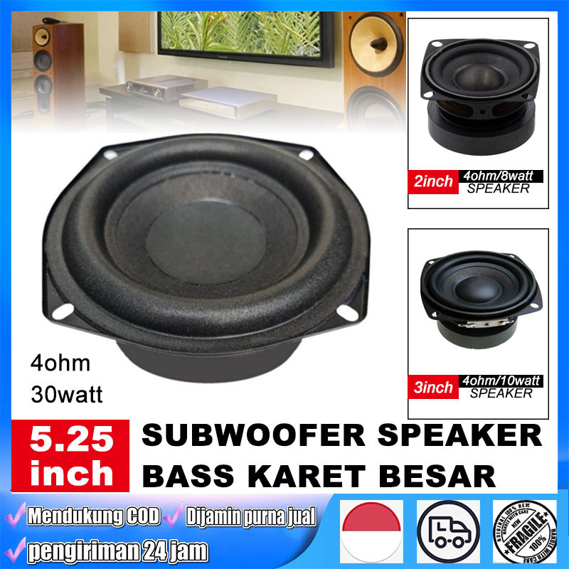 Jual HIFI Mini Subwoofer Speaker 2 inch 3 inch 5.25 inch High Power Mid ...