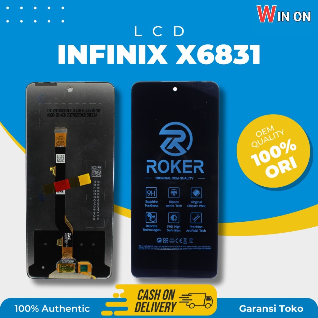 Jual WIN ON - LCD TOUCHSCREEN INFINIX NOTE 30 X6833 HOT 30 X6831 ...
