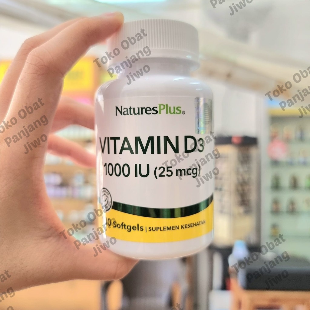 Jual Nature's Plus Vitamin D3 1000 IU 90 & 180 Softgel - Natures Plus Vitamin D Daya Tahan Tubuh ...