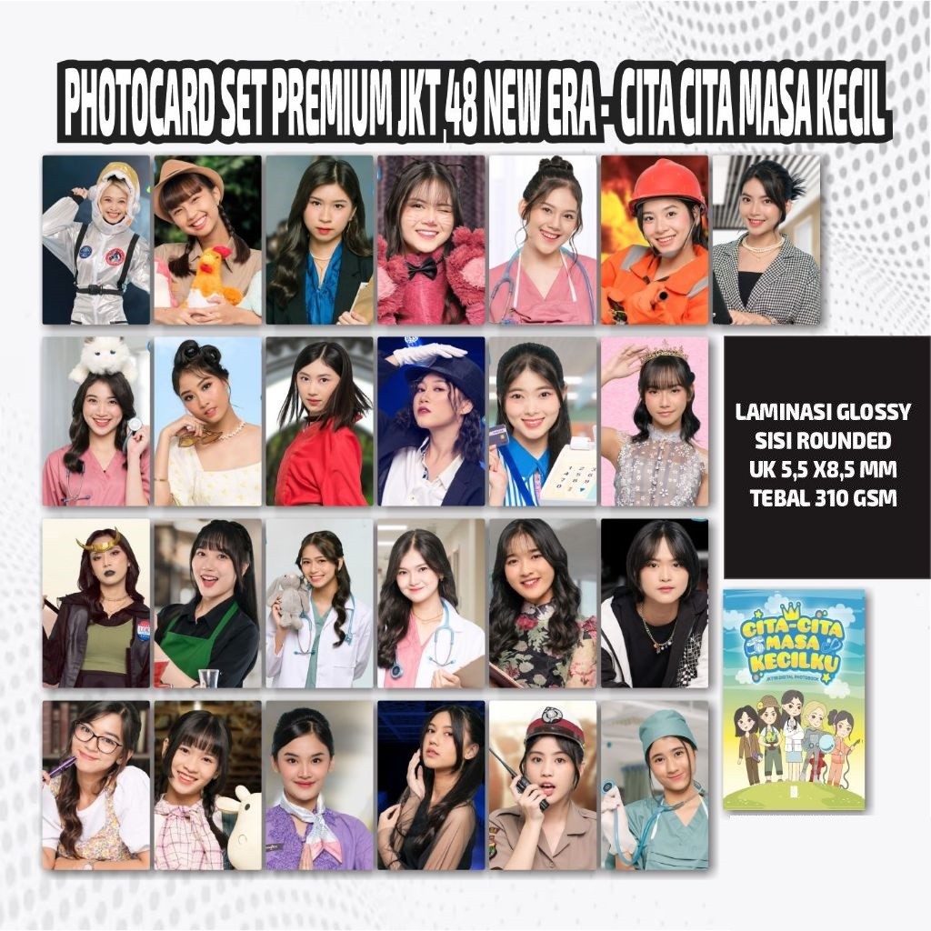 Jual Photocard JKT48 magic hour gambar 2 sisi 25pcs Foto Card | Shopee Indonesia