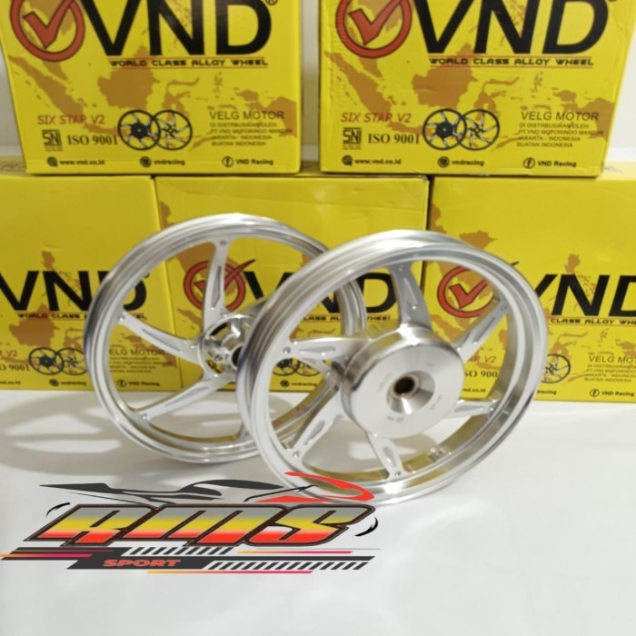 Jual VELG RACING VND SIX STAR VARIO 110 125 150 160 BEAT SCOOPY GENIO SPACY - Chrome, VARIO110 ...