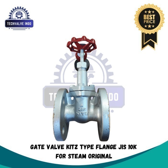 Jual GATE VALVE KITZ 2" INCH CAST IRON JIS 10K FOR STEAM ORIGINAL | Shopee Indonesia