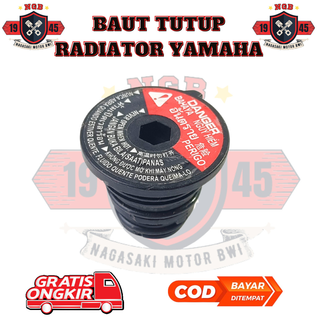Jual Baut Tutup Radiator Yamaha - Baut Tutup Radiator Original Variasi ...