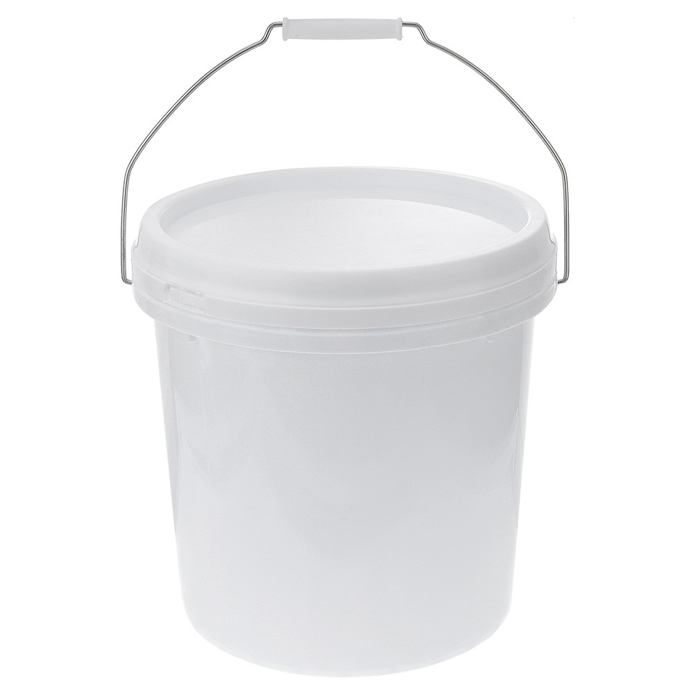 Jual Plastic Barrel Cube with Lid Pail 5 Gallon Bucket and Handle 1 ...