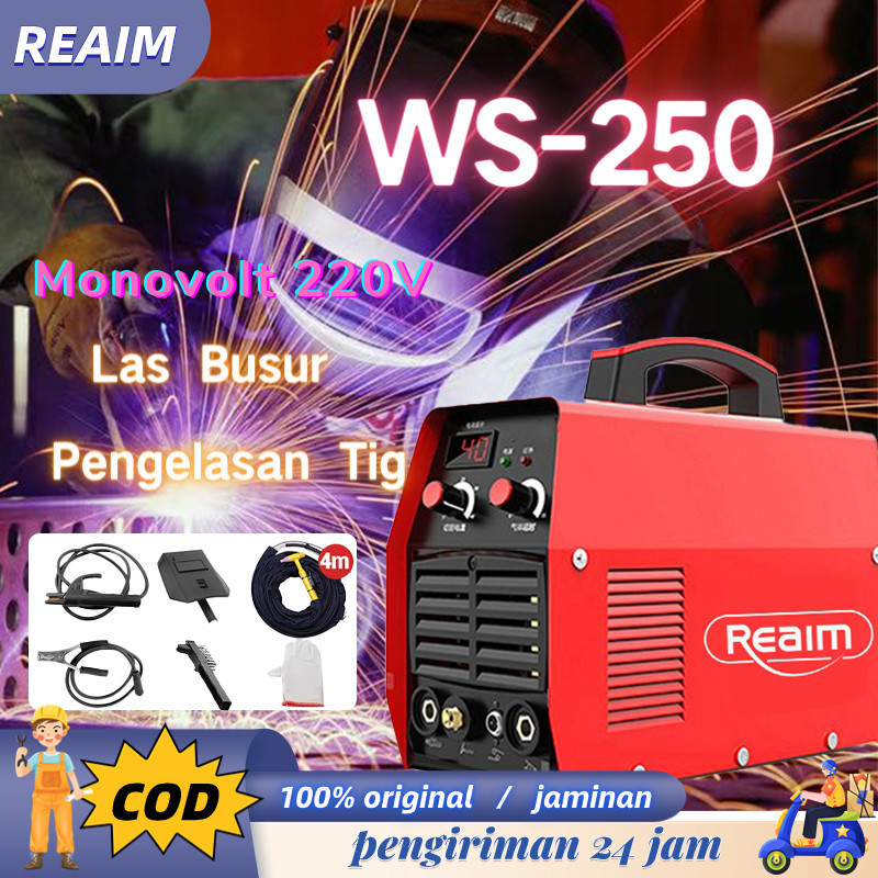 Jual REAIM Mesin Las Inverter WS-250 160A 900 watt IGBT Mesin trafo las Mesin las argon Welding ...