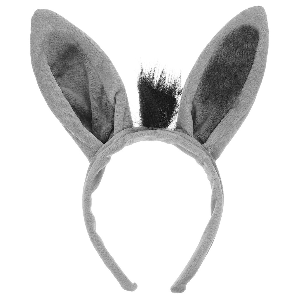 Jual Animal Donkey Ear Donkey Ears Headbandss Party Favors Zoo Animal Costume Donkey Ears ...