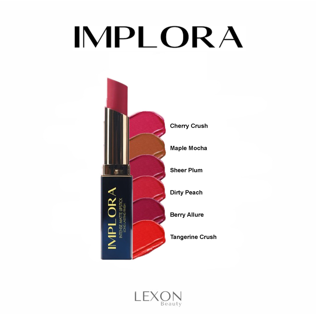 Jual [Implora] Lipstick Intense Matte | Shopee Indonesia