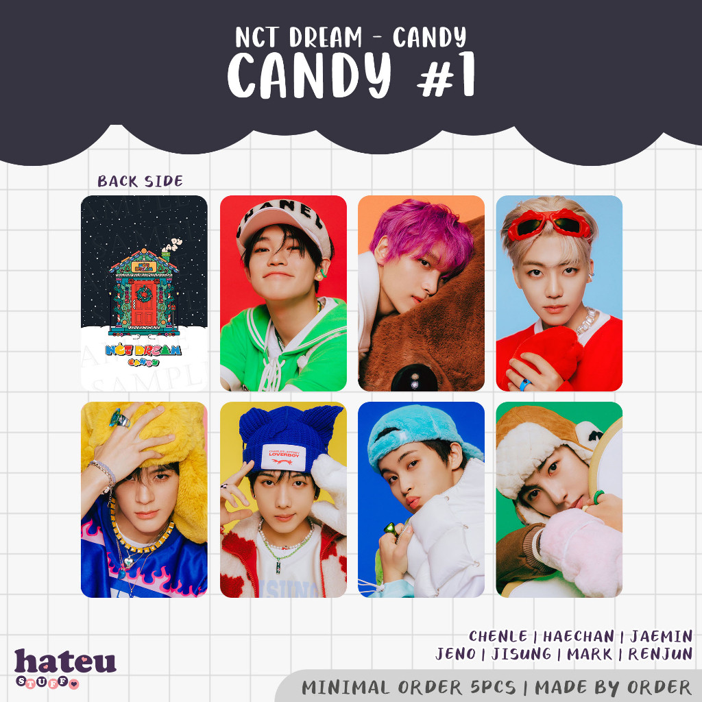 Jual NEW COLLECT IDOL NCT Dream Unofficial Photocard Candy + Selca ...