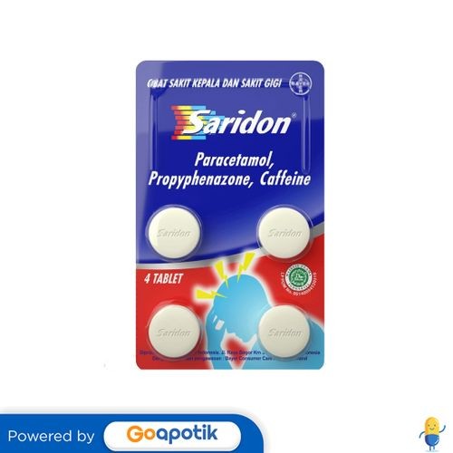 Jual Saridon Strip Isi 4 Tablet | Shopee Indonesia Jual Saridon Strip Isi 4 Tablet | Shopee Indonesia