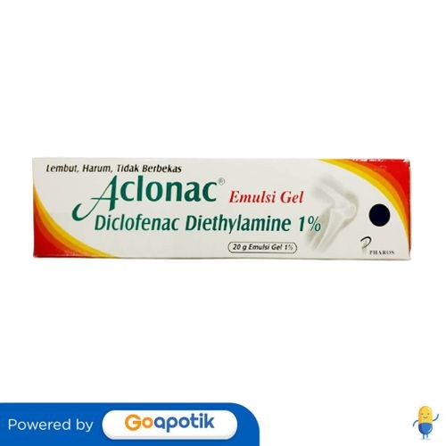 Jual Aclonac 1% Gel Isi 20 Gram Tube | Shopee Indonesia