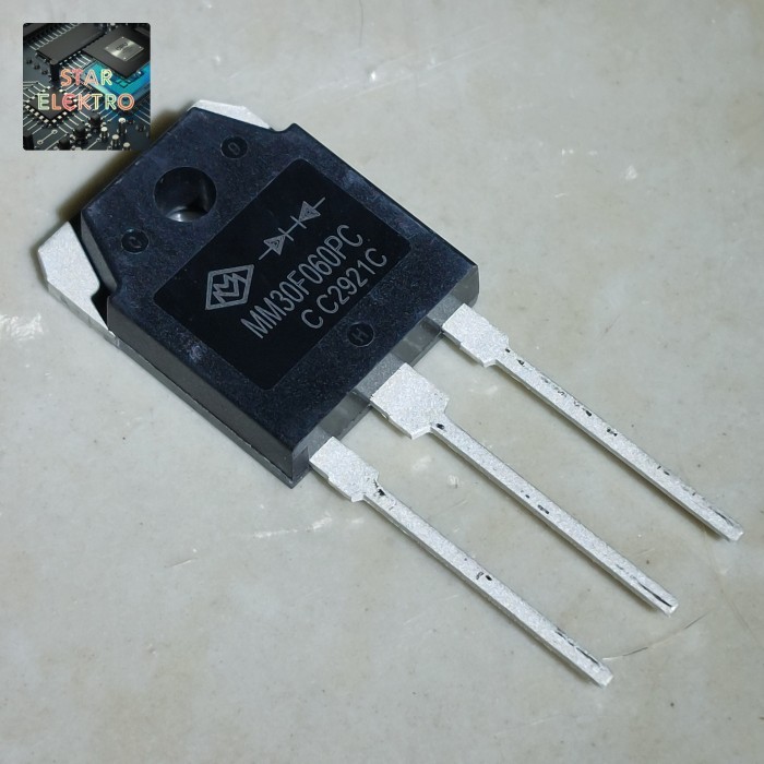 Jual MM30F060PC To-3p MM30F060 PC 30F060 Dioda 30A 600V MacMic ...