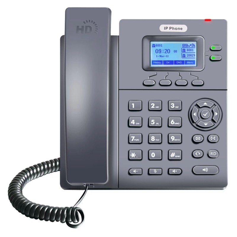 Jual VoIP Phone with POE / WIFI IP Phone with 2 SIP lines / IP Desk ...