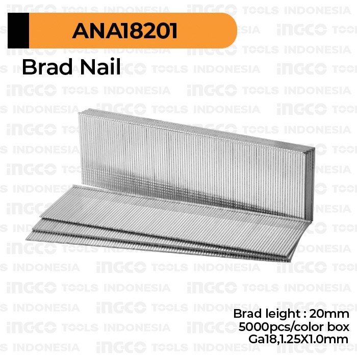 Jual [F20] Brad Nail 20mm INGCO / Refill Isi Nailer Paku I Tembak T F ...